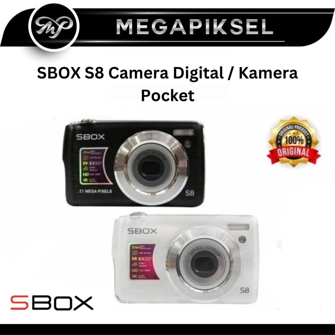SBOX S8 Camera Digital / Kamera Pocket 21MP | Lazada Indonesia