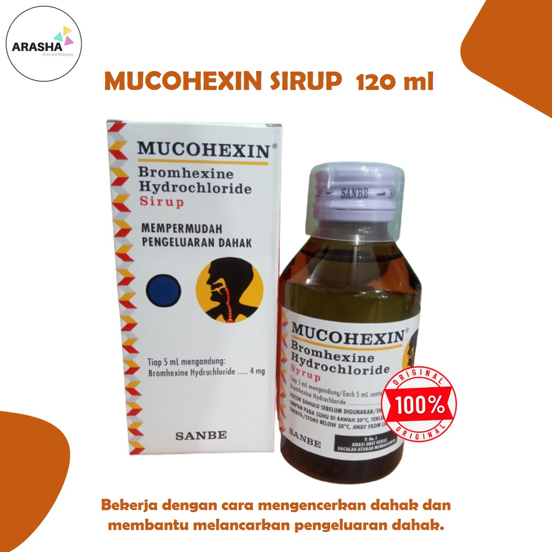 MUCOHEXIN SIRUP 120 ML Pengencer Dahak | Lazada Indonesia