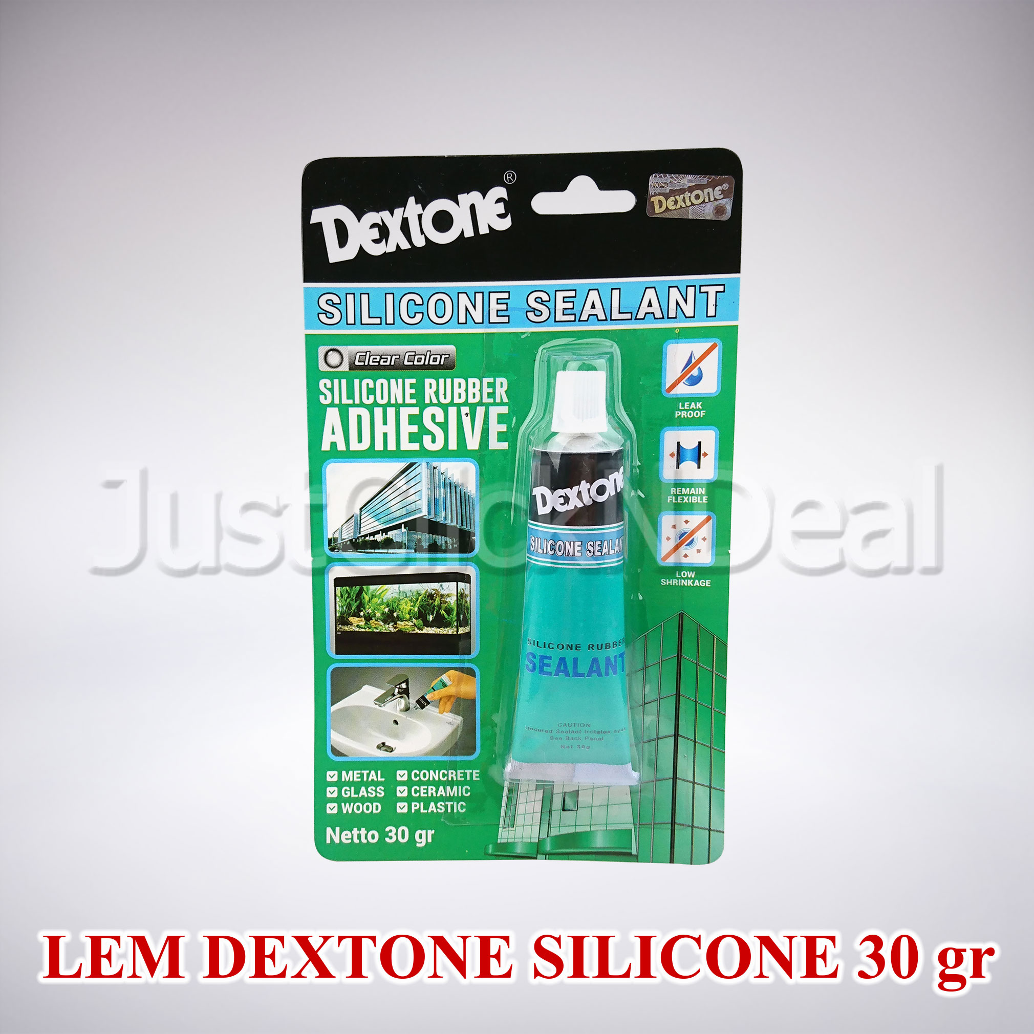 Dextone Silicone Sealant 30 70 gram Lem Kaca Aquarium Bening | Lazada ...