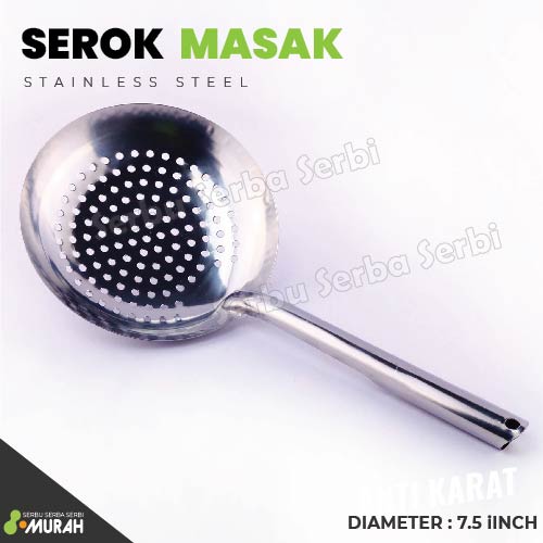 SERBU MURAH - SEROK IMPORT - SEROK MASAK / Saringan Serok Stainless ...