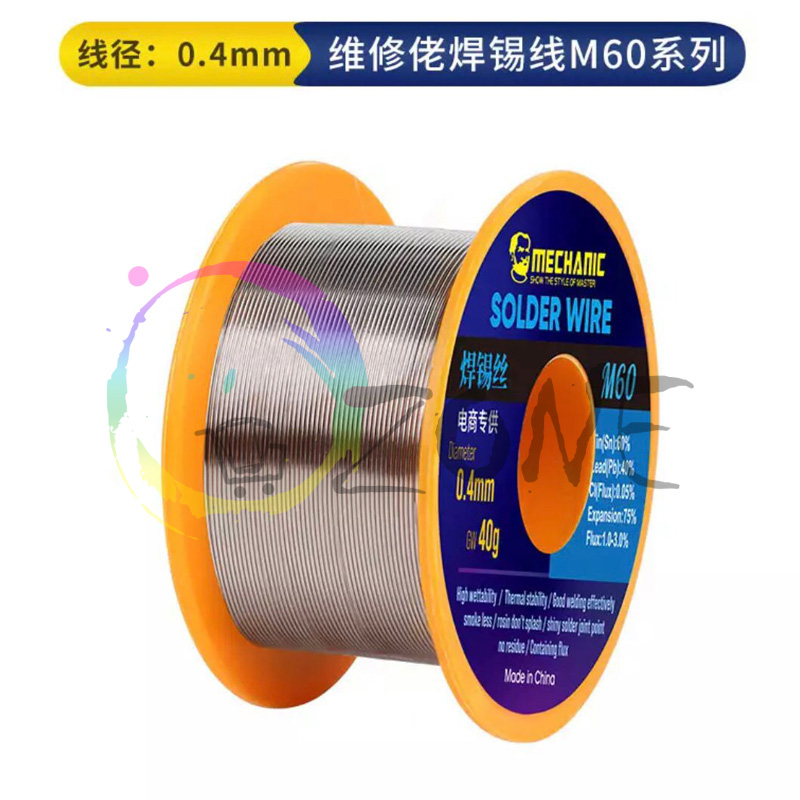 TIMAH SOLDER - SOLDERING WIRE MECHANIC M60 SERIES 40G | Lazada Indonesia