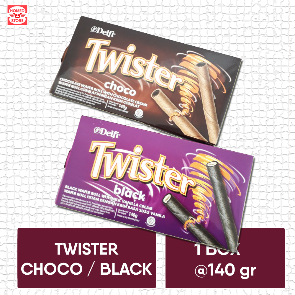 Delfi Twister Black - Choco 140 gr | Lazada Indonesia