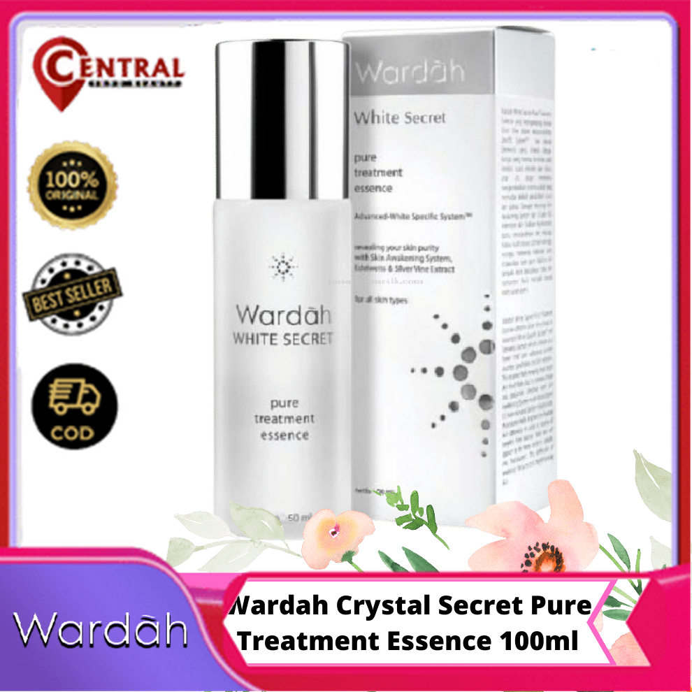 Wardah Crystal Secret Pure Treatment Essence 100ml (White Secret Pure ...