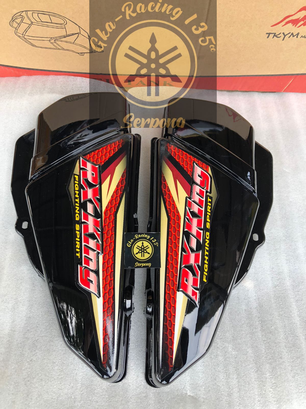 tangki tengki rx king dan bok aki rx king 2005 hitam merah | Lazada ...