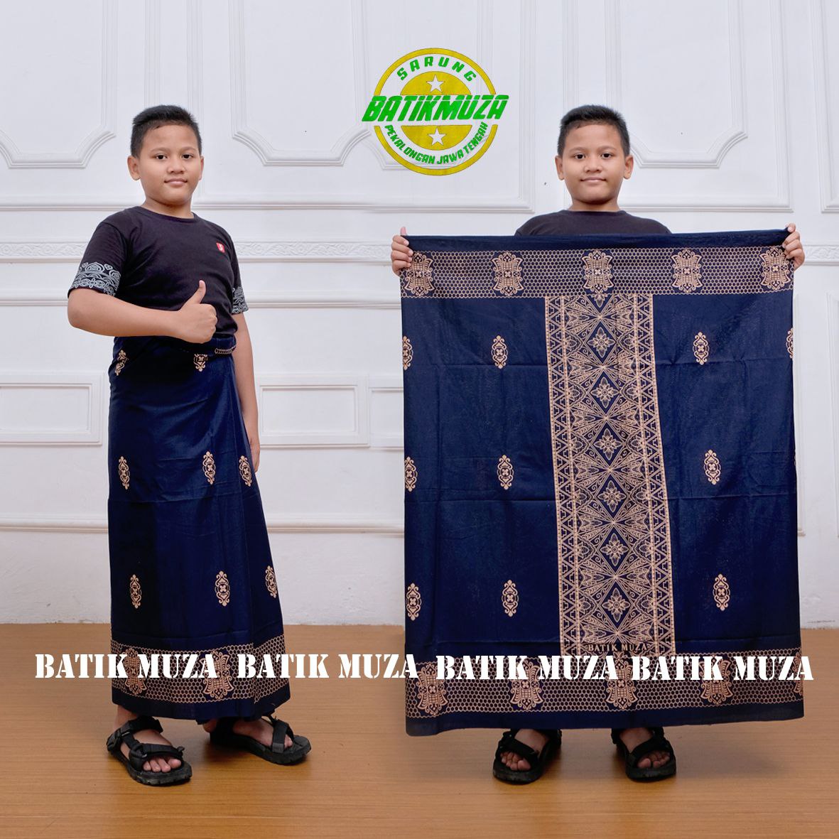 [MUZA] Sarung Anak Laki-laki Wayang Bima Gunungan Sarung Batik Sunat ...