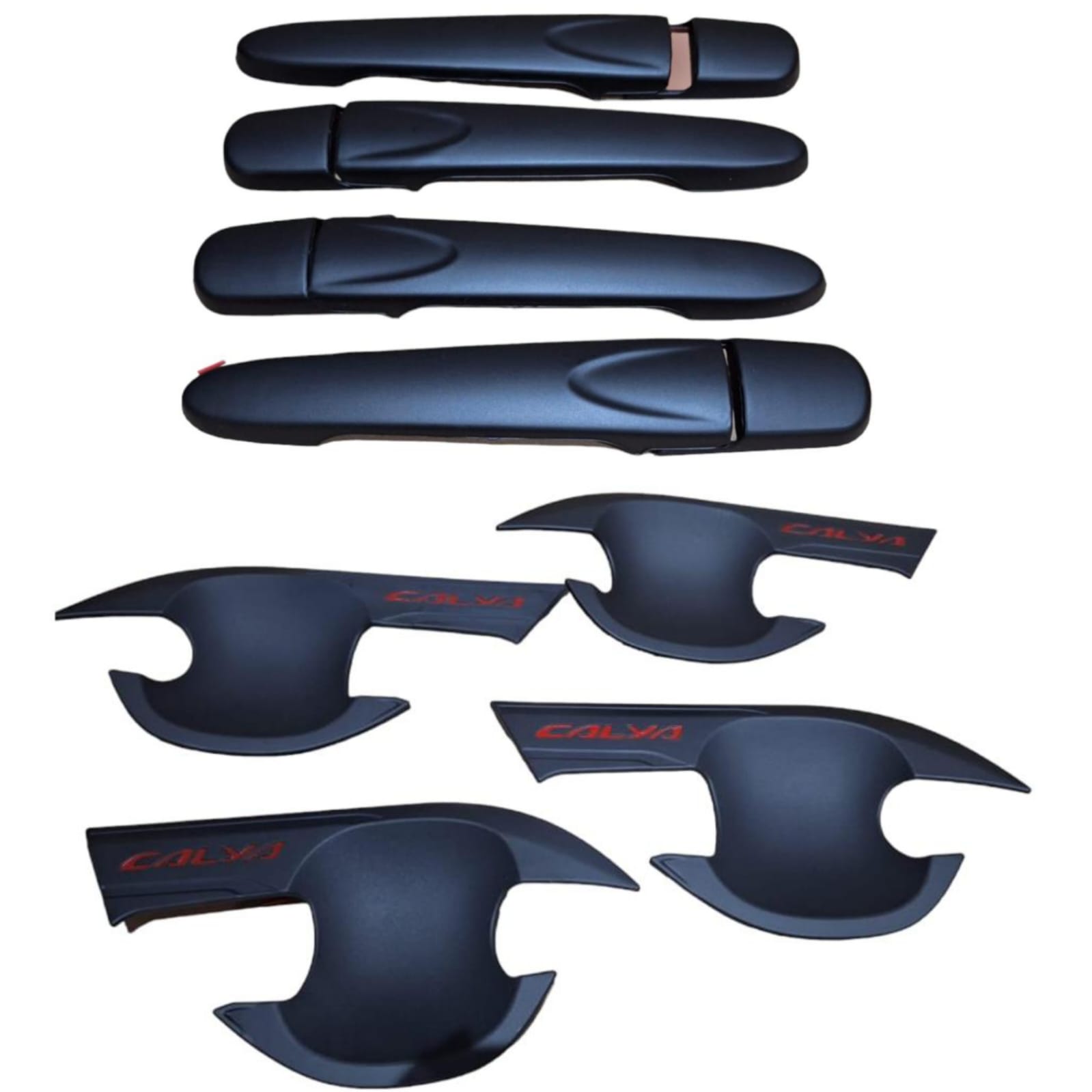 PAKET OUTER HANDLE TANK COVER CALYA EMBOSS HITAM 2017 - 2023 | Lazada ...