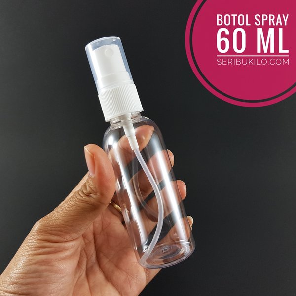 Botol Spray 60 ml / botol spray handsanitizer / botol spray toner ...