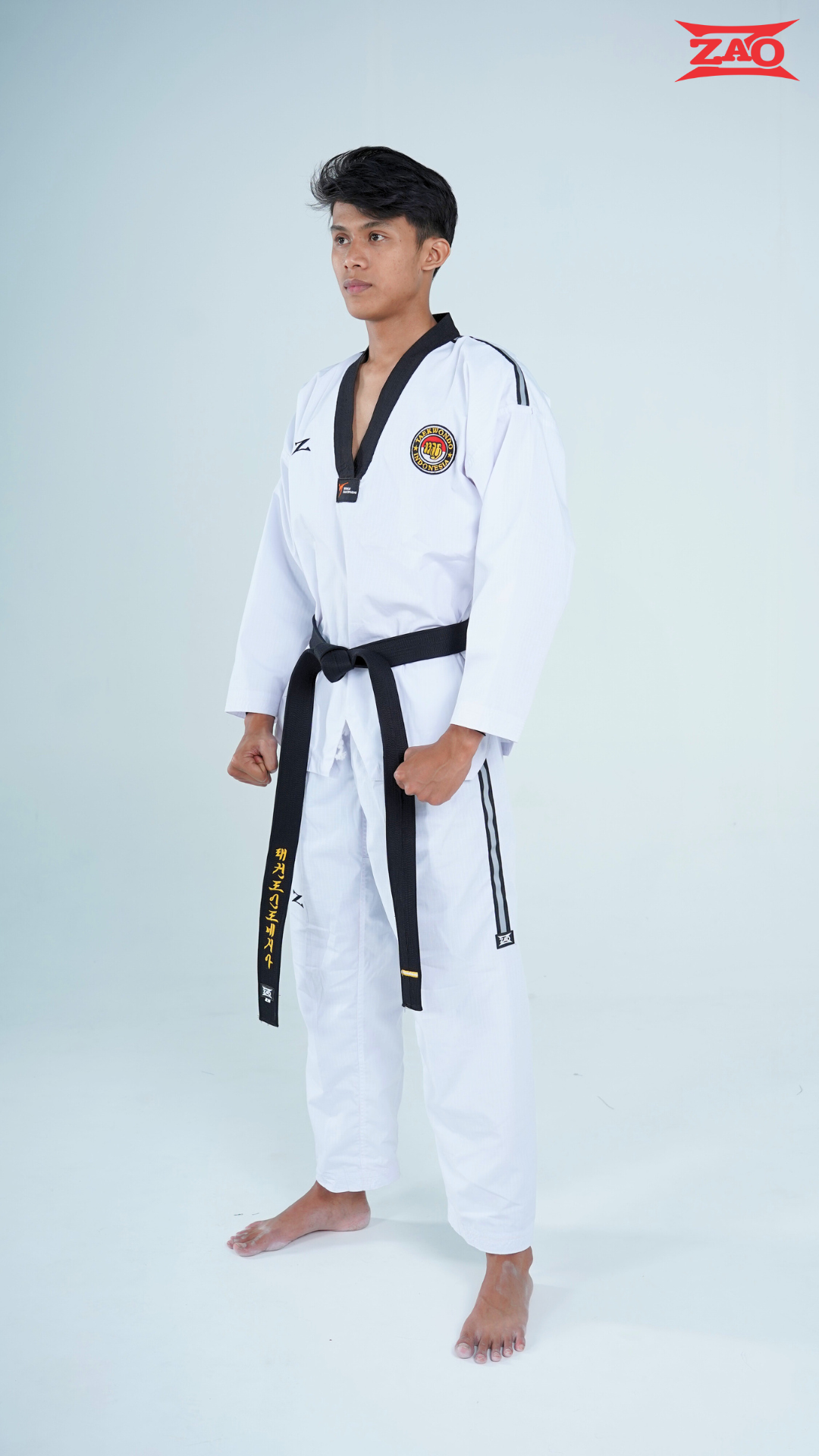 Dobok Kyourogi List Hitam ZAO Taekwondo | Lazada Indonesia
