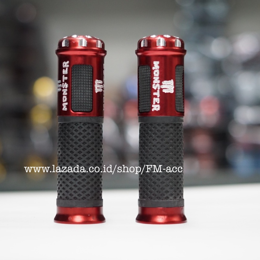 Hand Grip Motor Karet Empuk Model MONSTER Untuk Semua Jenis Motor ...
