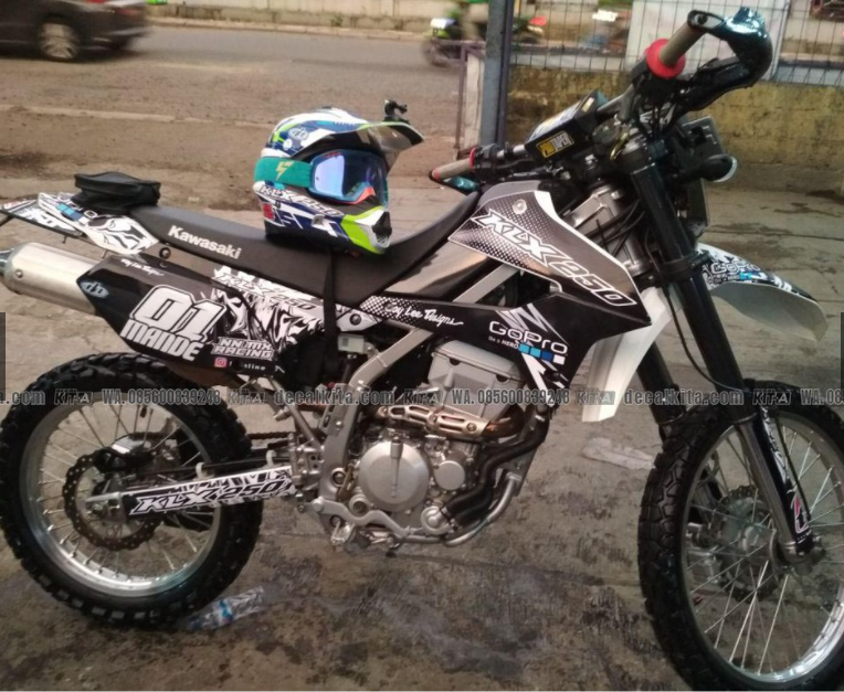 Decal Stiker Klx 250 Custom Full Body Dekal Sticker Striping Klx 250 D ...