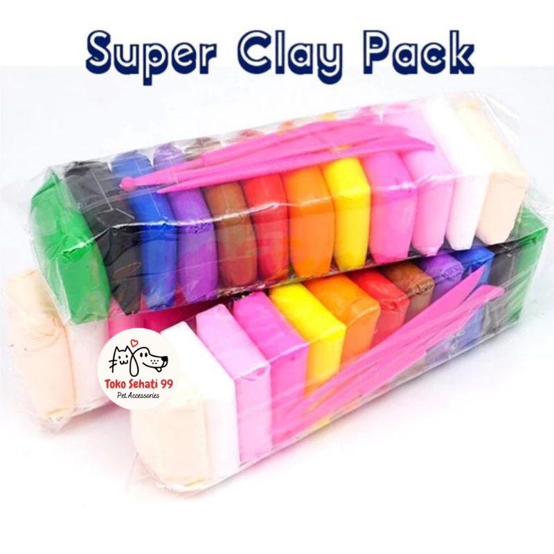 Clay Mainan Anak 1pack isi 12pcs | Lazada Indonesia