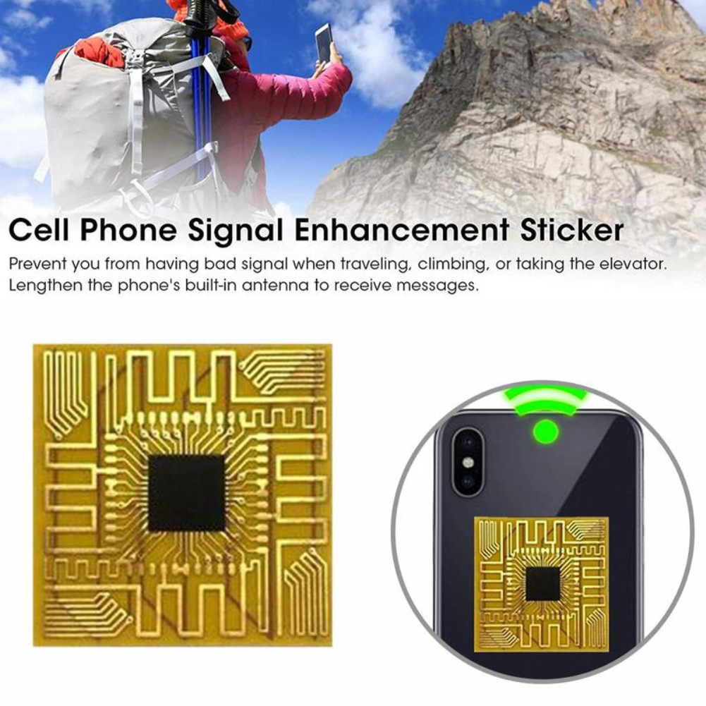 Gardenjuwe【Ready to stock】1PCS Mobile Phone Enhancement Signal Stickers ...