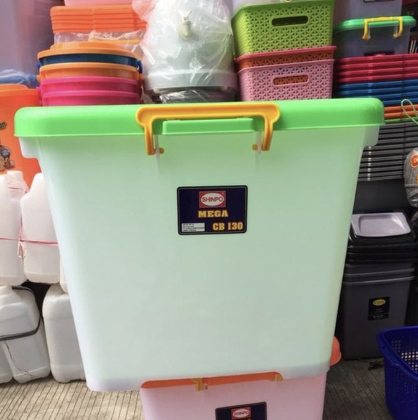 Container EZY BOX 150 Liter MPW 140L MEGA SHINPO CB 130 Besar Jumbo ...