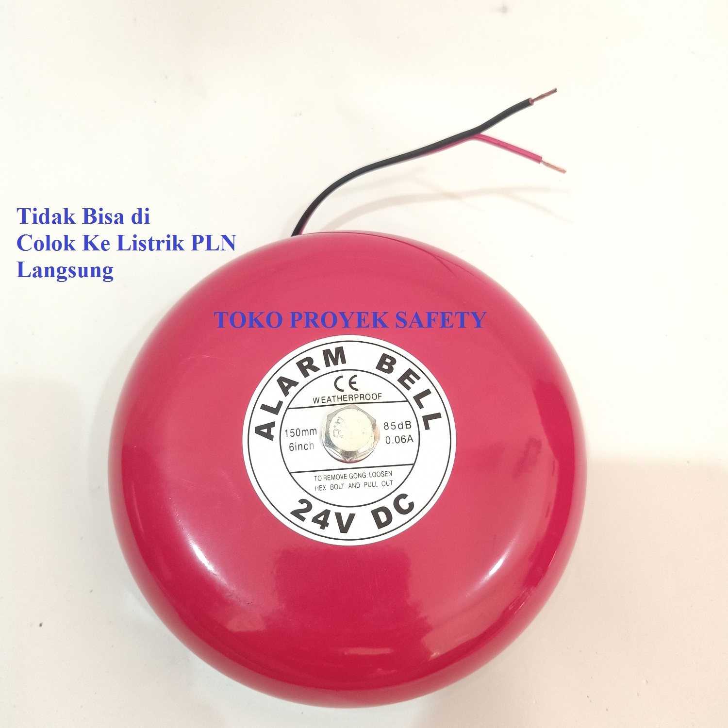 Alarm Bell 24 V DC 6 inch / Bell Sirene / Alarm Bell Tipe Waterproof ...