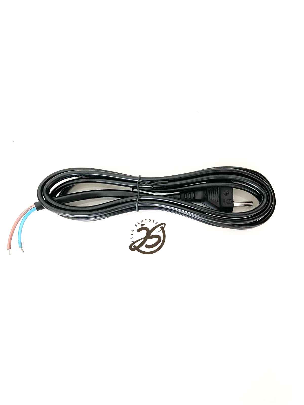 KABEL BUNTUNG 1,5m KWALITAS SUPER ISI 2 KABEL POWER HITAM KABEL AC ...