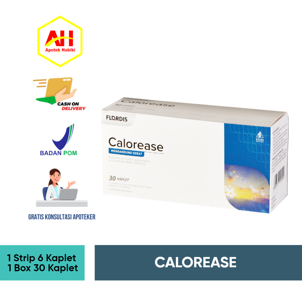 CALOREASE KALORESE CALOREAS KALOREAS KAPSUL BOX 30 KAPSUL SOHO ...