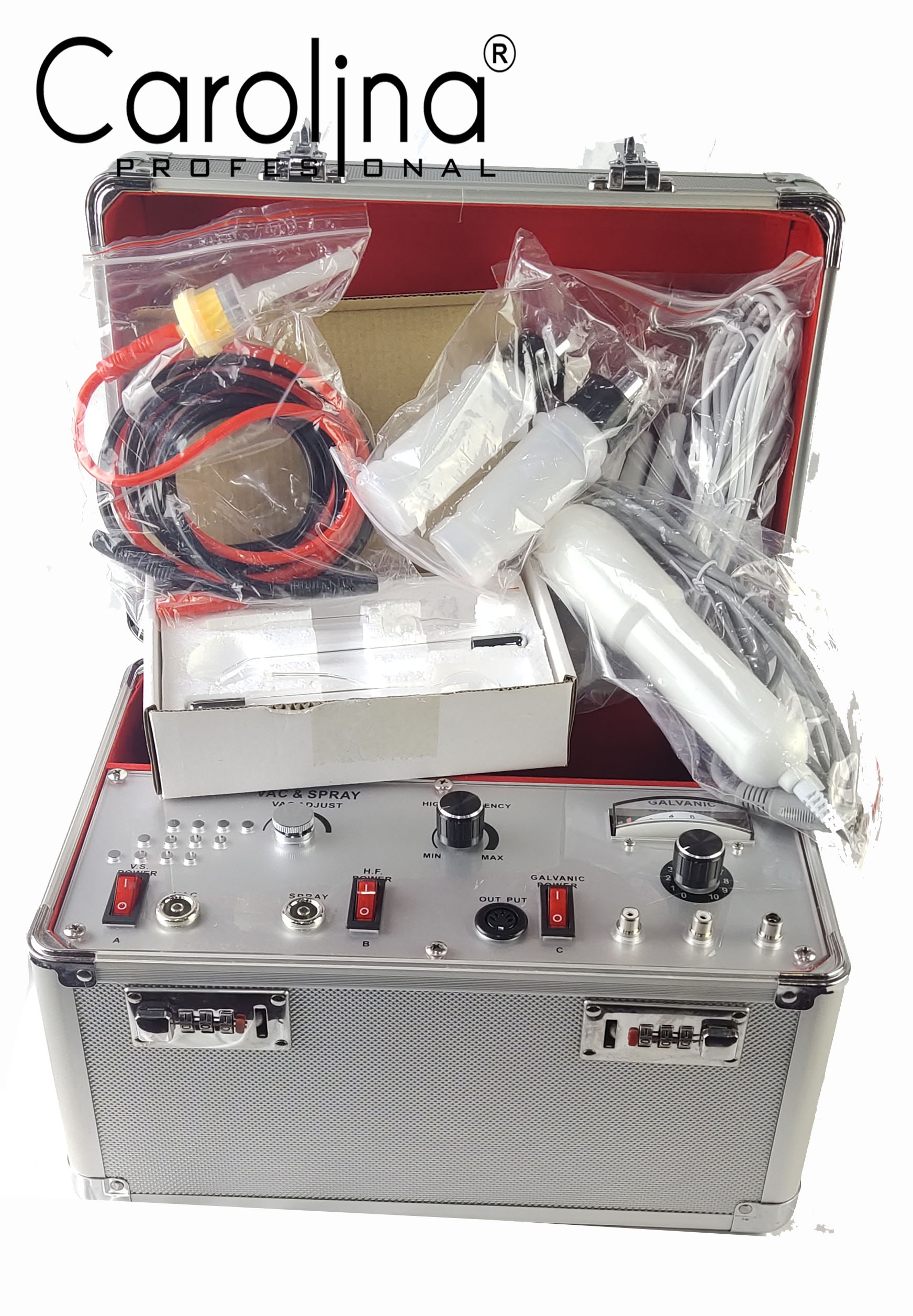 Alat Facial 4F 4in1 Mesin Facial 4 fungsi Box Ultrasound HF Galvanik ...