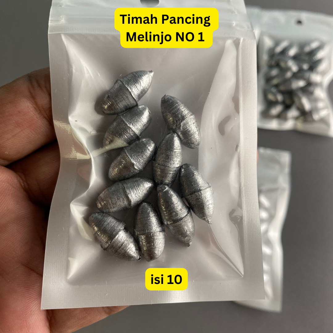 Timah Melinjo | Timah pancing type Melinjo NO 1 | Lazada Indonesia