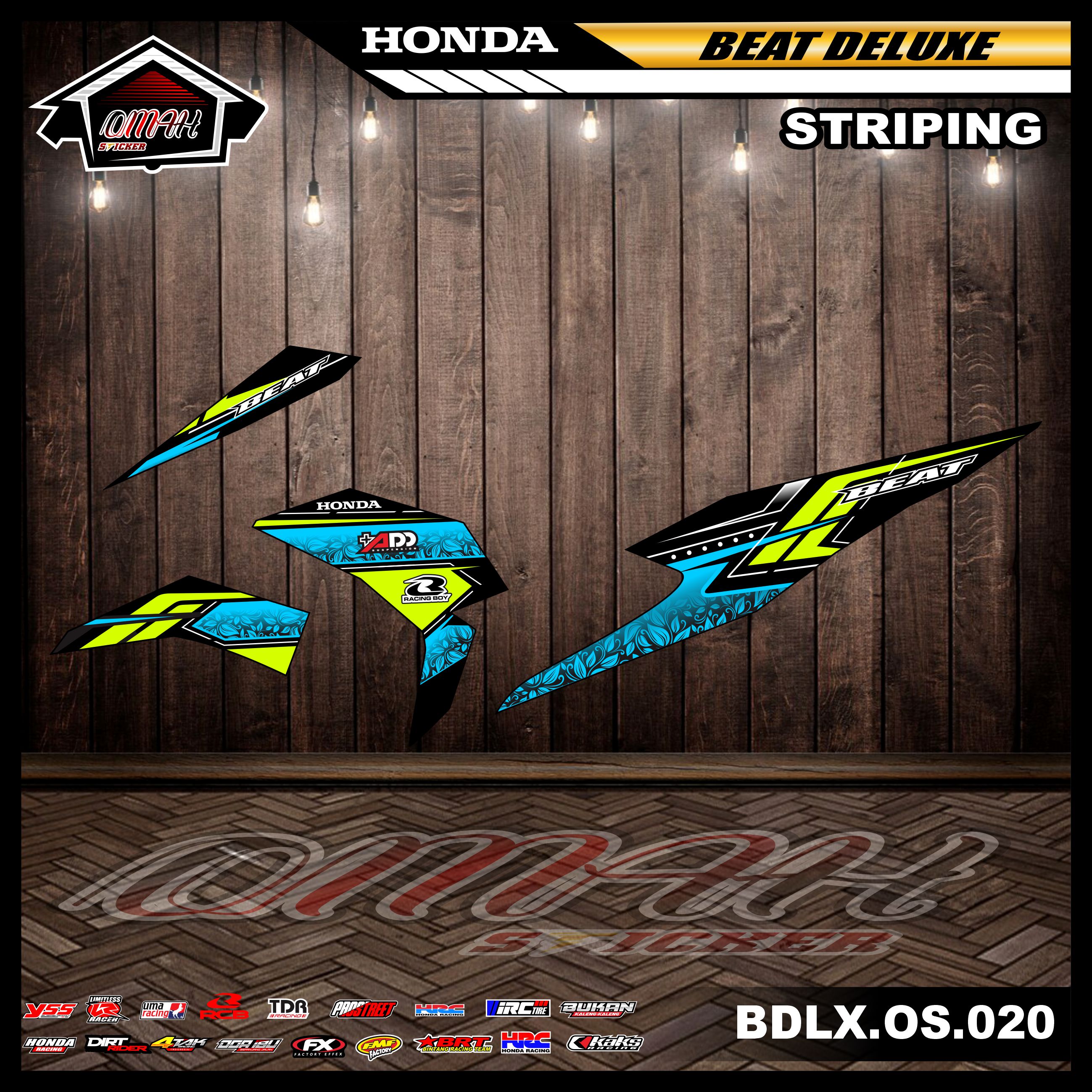Sticker Striping Honda Beat DELUXE - Sticker Striping Variasi Motor ...