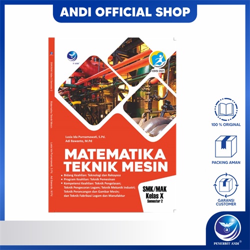 Matematika Teknik Mesin X semester 2 - Penerbit Andi | Lazada Indonesia