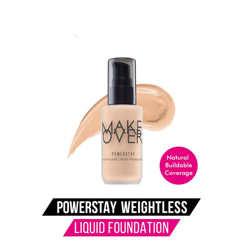 MAKE OVER Powerstay Weightless Liquid Foundation 33ml | Makeover Alas ...