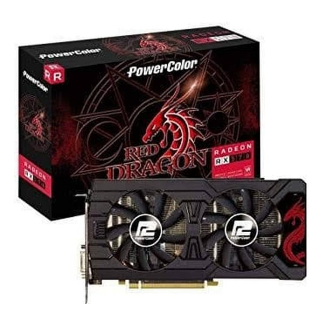 VGA POWERCOLOR RED DRAGON RX570 4GB 256BIT | Lazada Indonesia