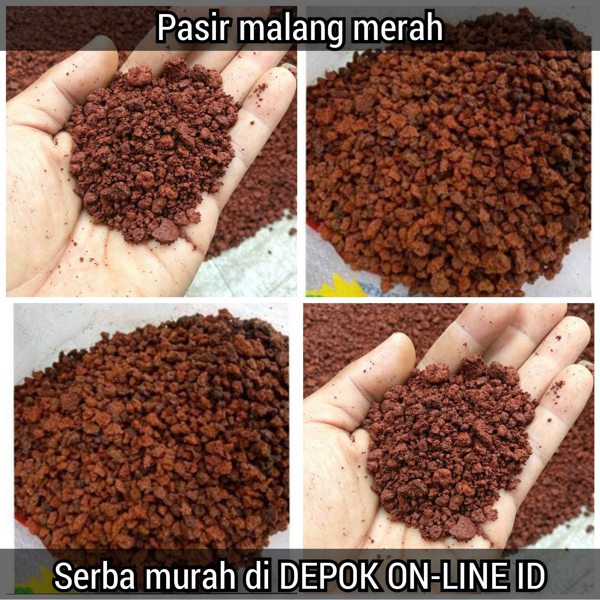 pasir malang merah 2 kg / pasir hias aquarium aquascape / pasir malang ...