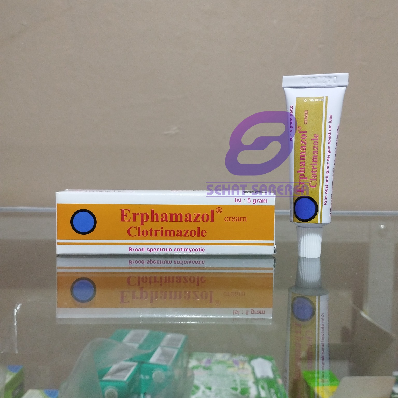 Erphamazol Cream 5 gram Infeksi Jamur, Panu Kurap, Kudis | Lazada Indonesia