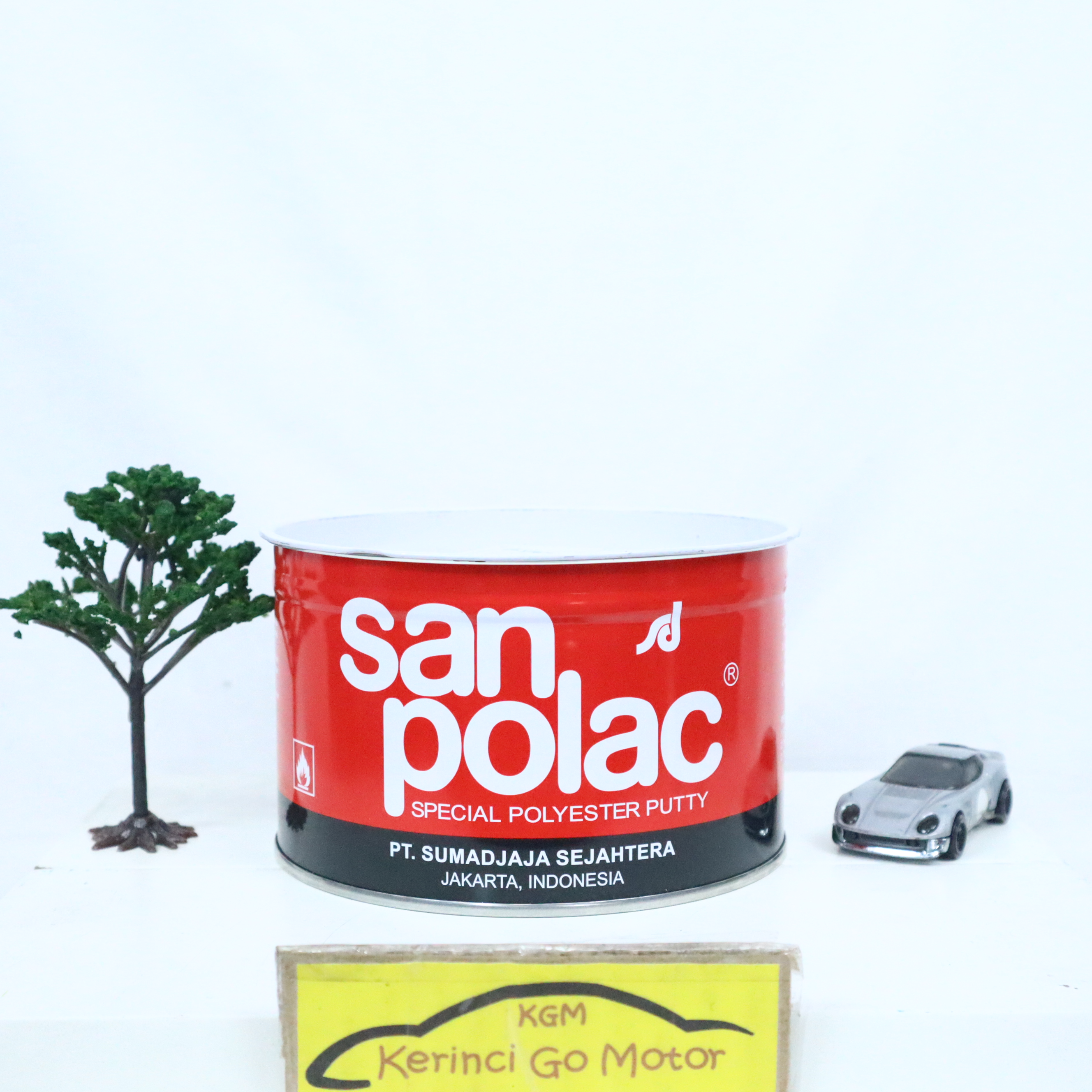 San Polac 1kg Dempul Mobil Motor Kapal Besi Kayu Plastik Special ...
