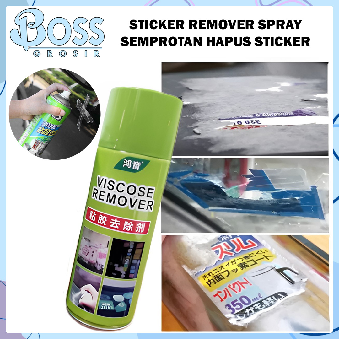STICKER REMOVER SPRAY 450ML PENGHILANG NODA LEM BEKAS STICKER 450 ML ...