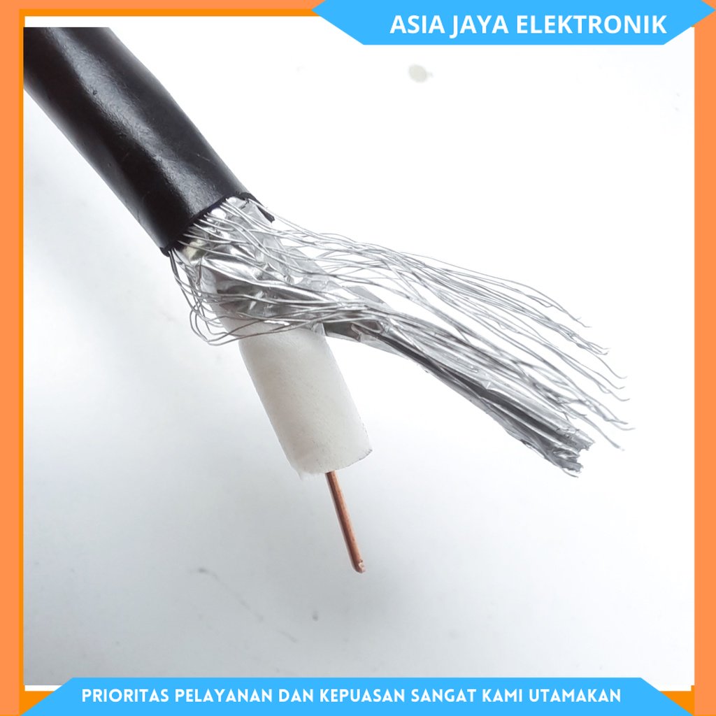 Kabel Antena TV Sivicom RG6U Meteran Best Quality harga per meter | Lazada Indonesia