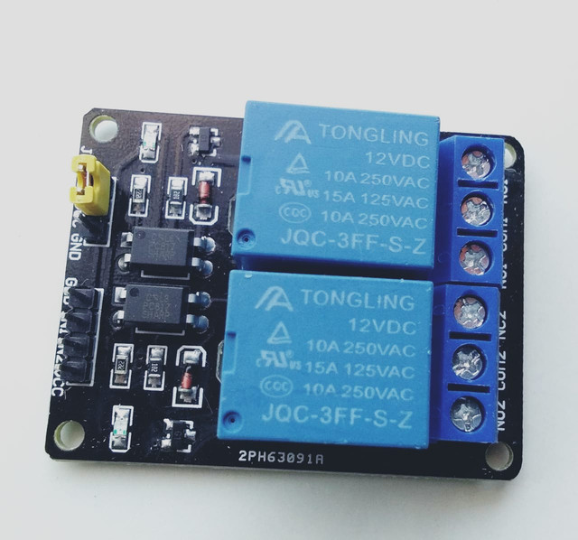 ELC[REL-9012] RELAY 2 CHANNEL 12V PLC 12VDC | Lazada Indonesia