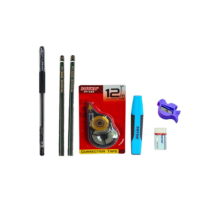 PAKET ALAT TULIS SEKOLAH MERK JOYKO / PERLENGKAPAN SEKOLAH / KANTOR ...