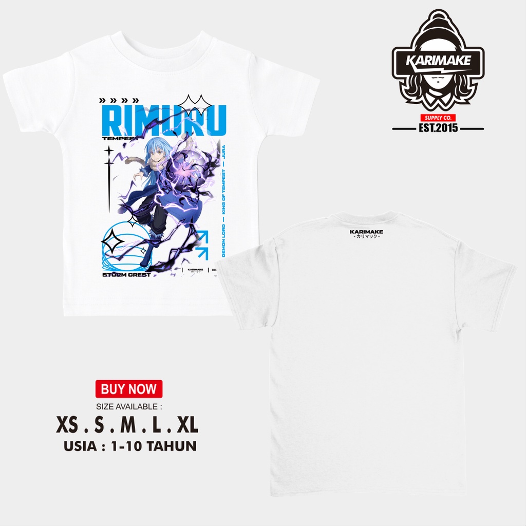 Kaos Baju Anak TENSURA RIMURU TEMPEST V2 Kaos Anime - Karimake | Lazada ... Kaos Baju Anak TENSURA RIMURU TEMPEST V2 Kaos Anime - Karimake | Lazada ...