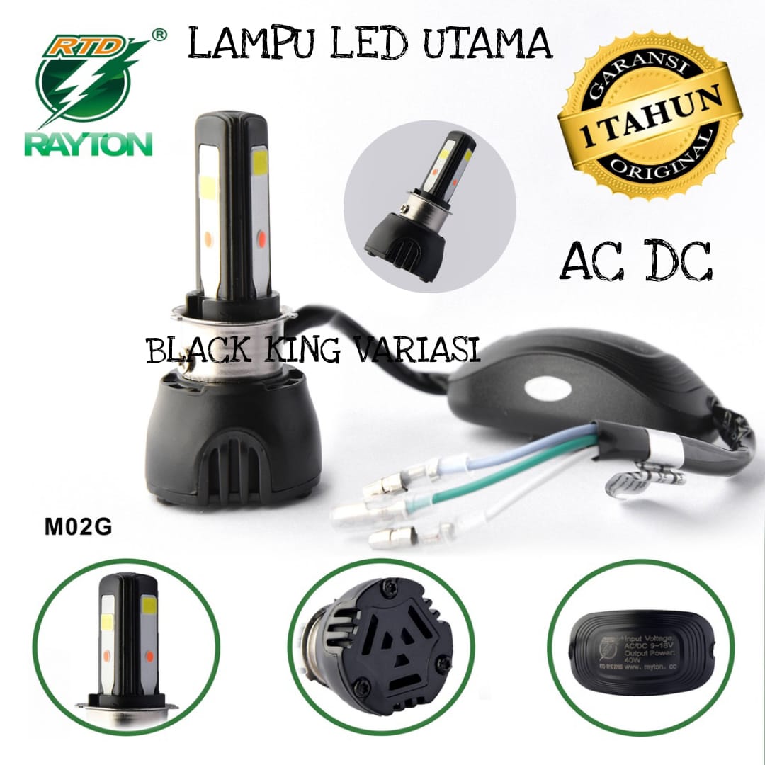 Lampu Led Motor 3 Sisi RTD M02G Lampu Depan Motor Lampu Utama Motor LED ...