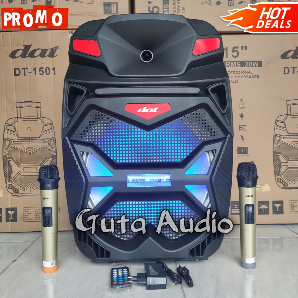 Speaker Portable 15 inch DAT DT 1501 Original | Lazada Indonesia