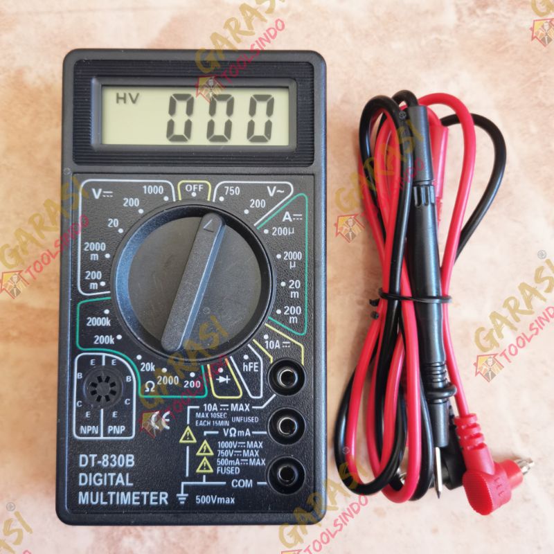 multitester digital DT-830B avometer digital multimeter digital multi ...