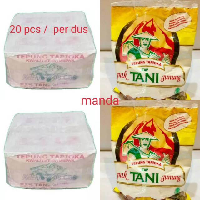 1 dus tepung tapioka pak tani gunung tepung sagu tani | Lazada Indonesia