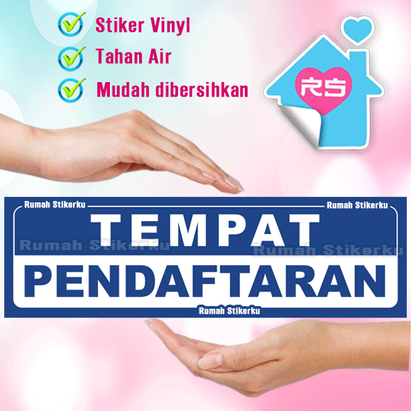 Stiker Tempat Pendaftaran | Lazada Indonesia