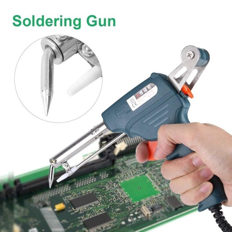 PROMO 60W Alat Solder Iron Automatic Tin Gun dengan Tempat Timah ...