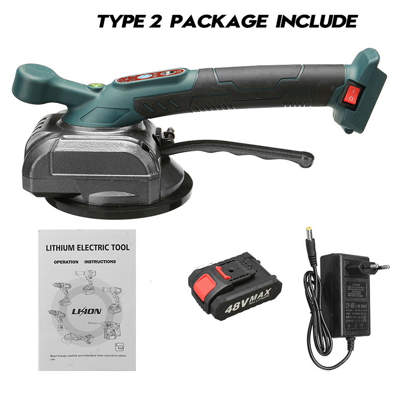 EU 48V Cordless Tile Tiling Machine Vibration Suction Cocok Untuk ...
