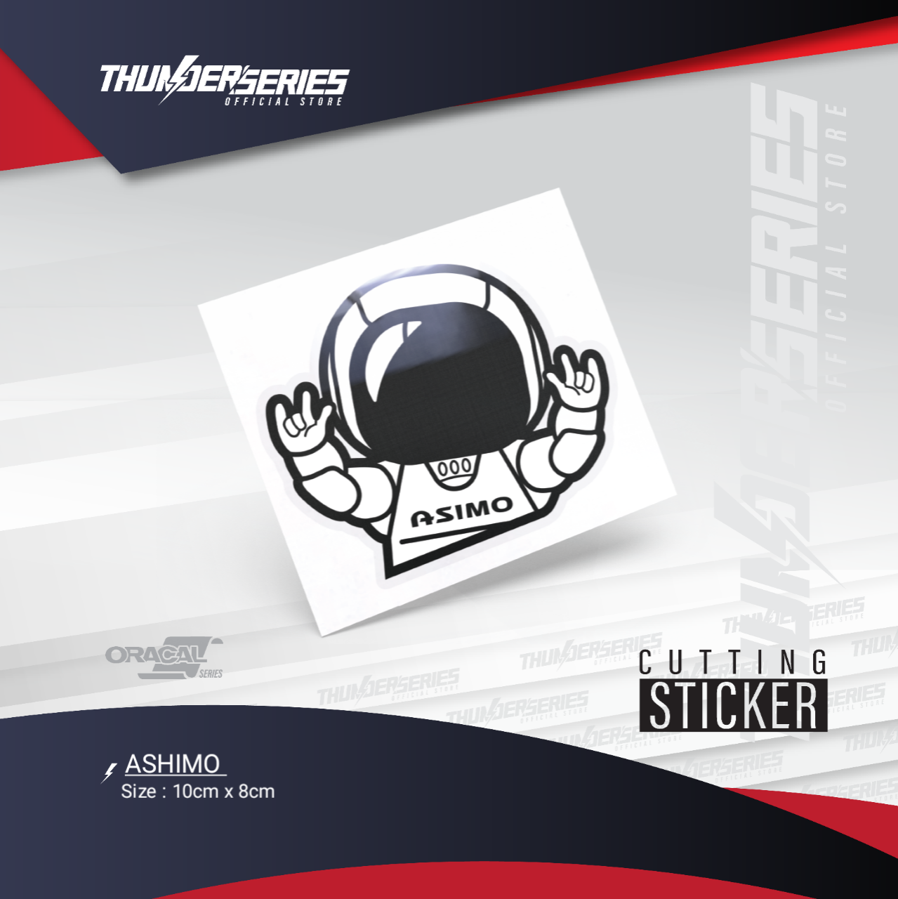 Cutting Sticker Asimo | Stiker Asimo | Lazada Indonesia