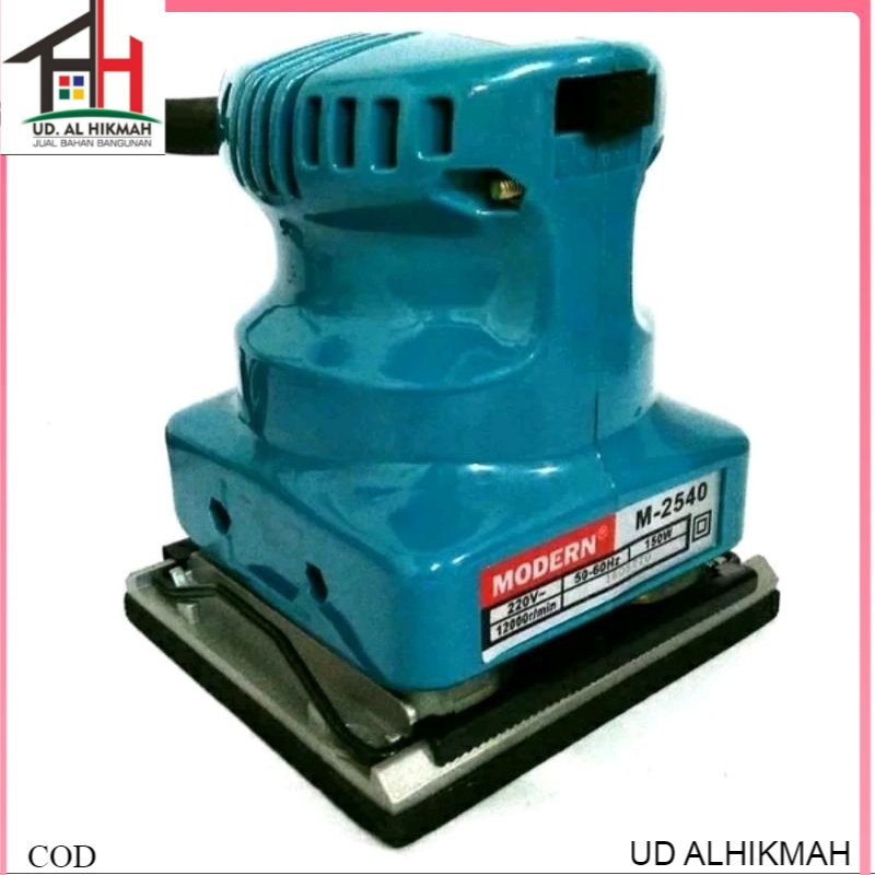 MESIN AMPLAS MODERN M2540 FINISHING SANDER MESIN AMPLAS KECIL KAYU BESI ...