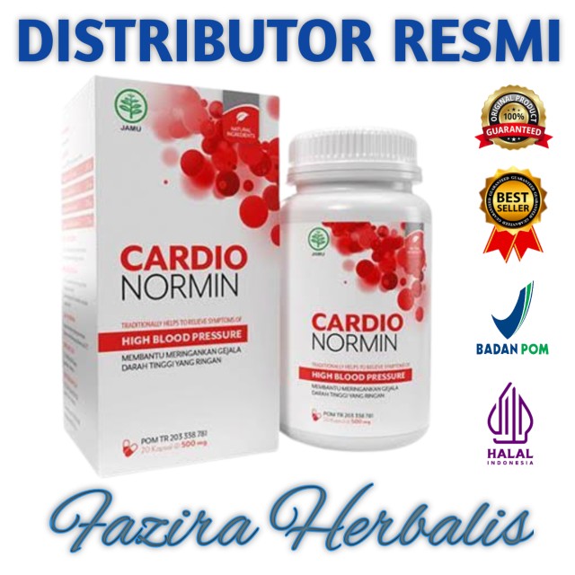 CARDIONORMIN Obat Hipertensi Kolestrol Jantung Herbal Original BPOM ...