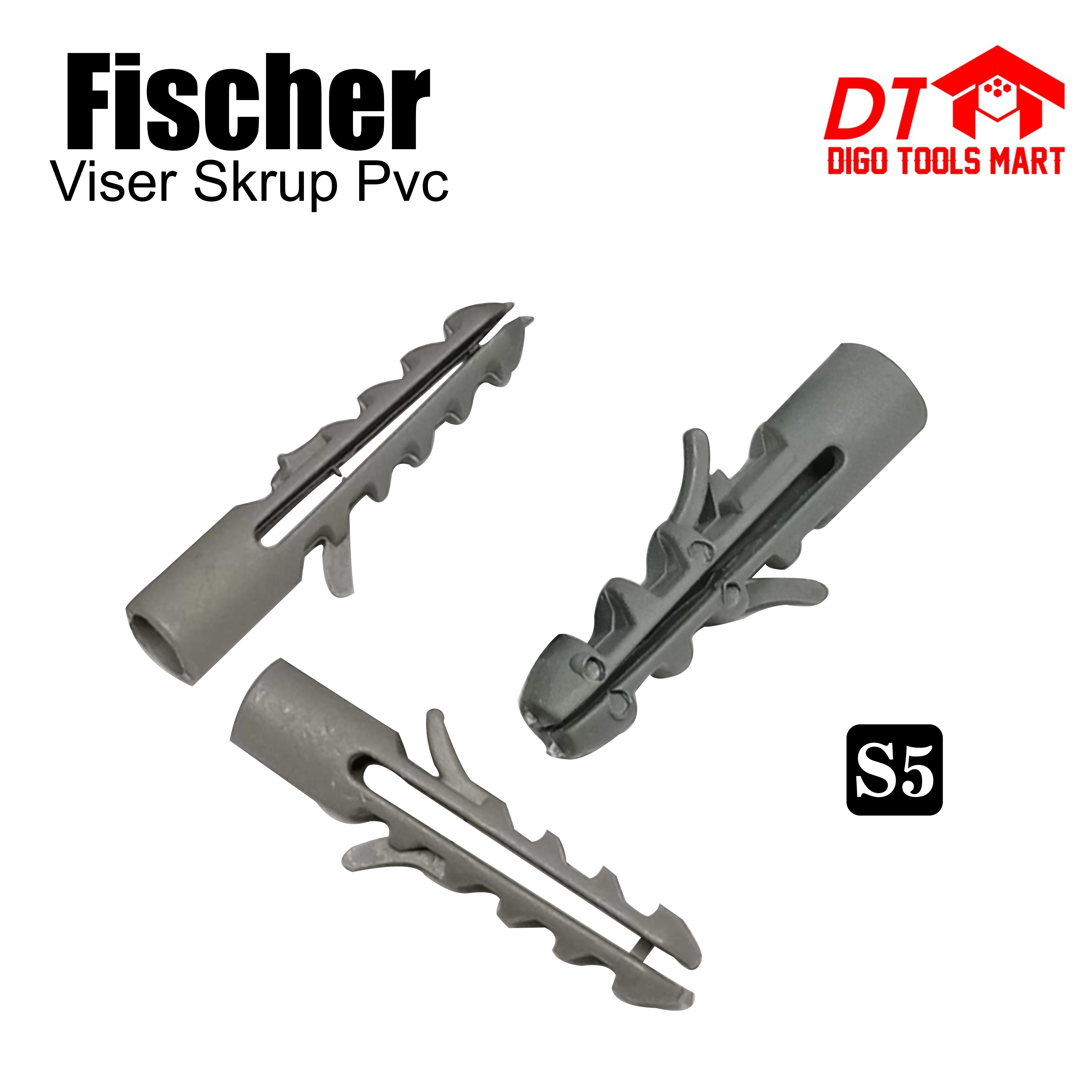 Fischer PVC S5 Viser Sekrup Isi 100pcs | Lazada Indonesia