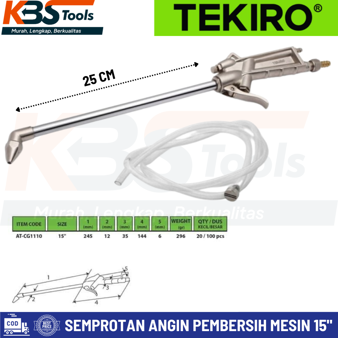 TEKIRO Engine Cleaning Gun / Semprotan Angin Pembersih Mesin 15 ...