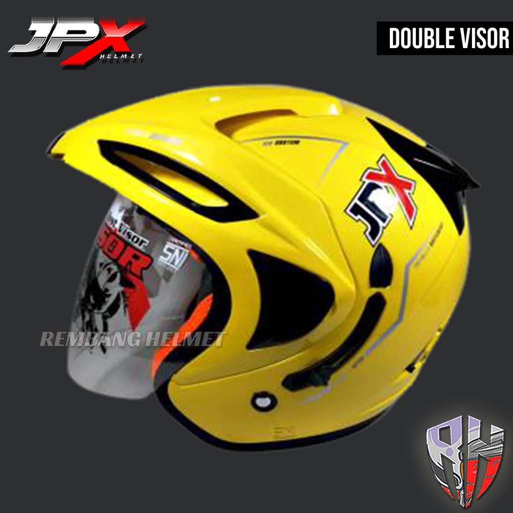 HELM JPX SUPREME SOLID WARNA LENGKAP | Lazada Indonesia