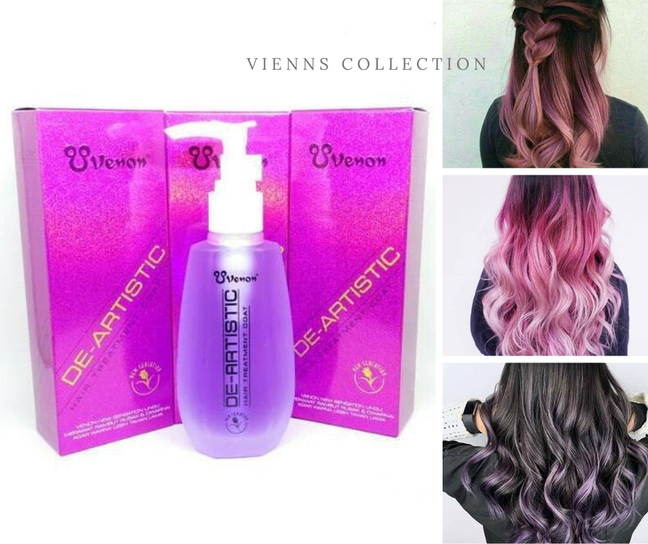 vitamin rambut venon unggu De-Artistic Hair Treatment untuk perawatan ...