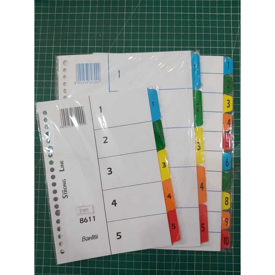 Bantex Pembatas Binder Mylar A5 dan B5 | Lazada Indonesia