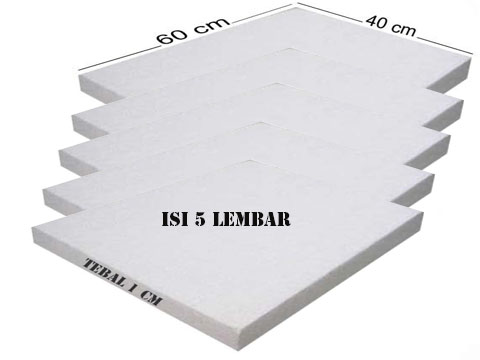 Styrofoam Uk 40x60 cm tebal 1cm isi 5 lembar | Lazada Indonesia